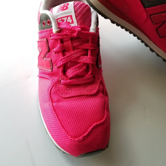 New Balance | Shoes | New Balance Kl574j2g Hot Pink Womens Running ...
